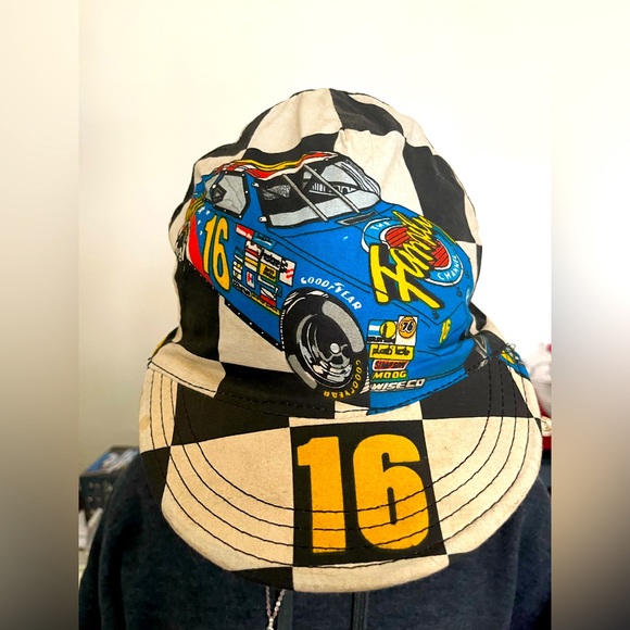 Accessories | Vintage 8s 90s Racing Hat Cap Checkered 16 Goodyear ...